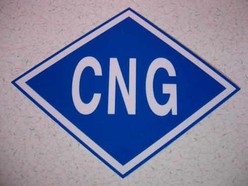 CNG Sticker / Decal for Compressed Natural Gas Vehicles not reflective ...