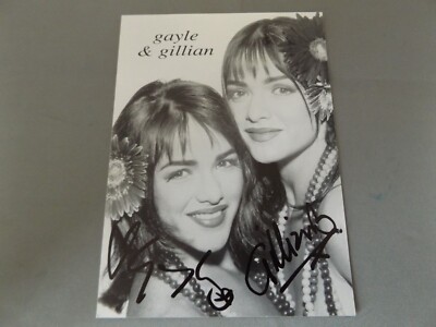 HAND SIGNED 6" x 4" PHOTO CARD - GAYLE & GILLIAN BLAKENEY - NEIGHBOURS ...