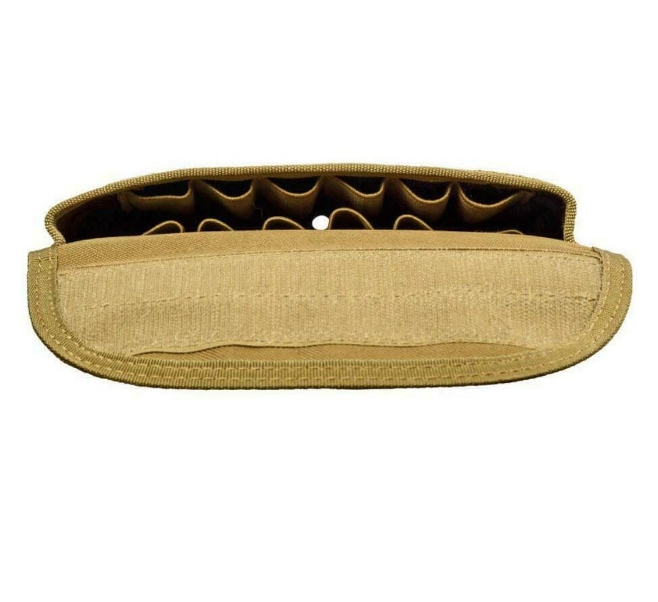 Molle Tactical 12 Rounds 12/20GA Mag Waist Bag Shotgun Shell Ammo Pouch ...