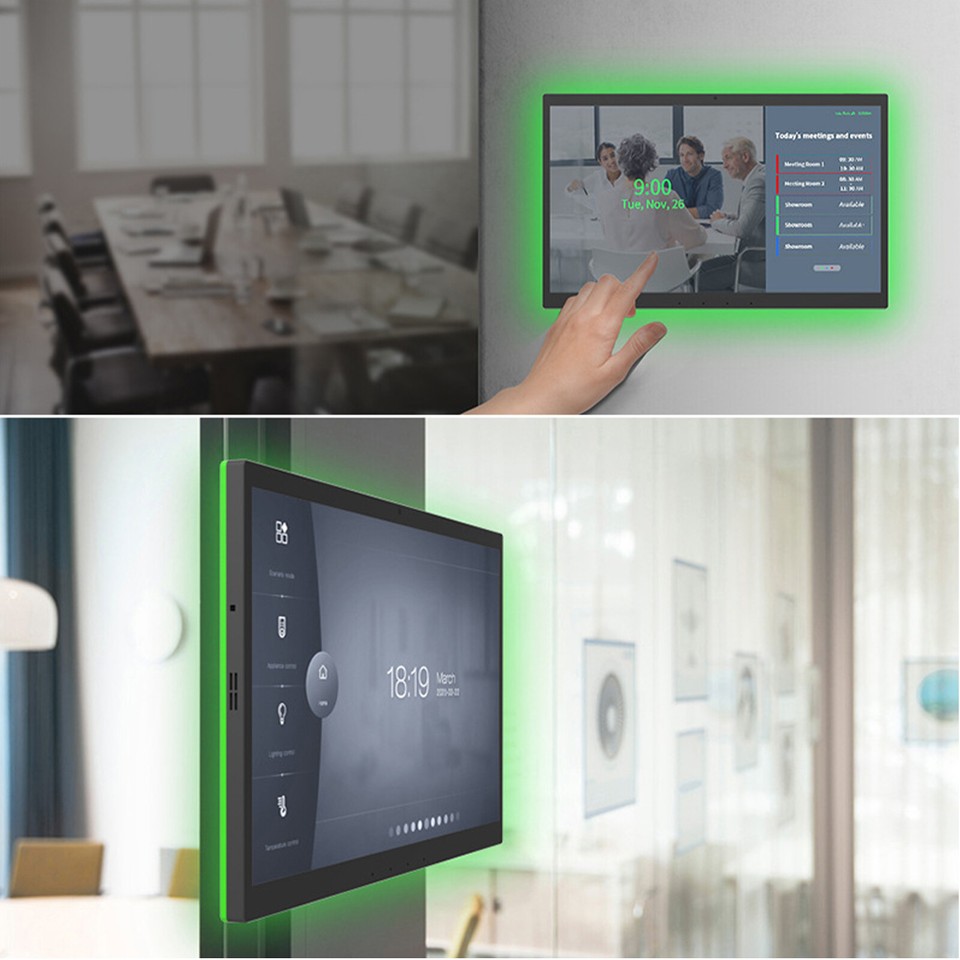 15.6 Inch Wall Mounting Android Display Automation Device Control ...