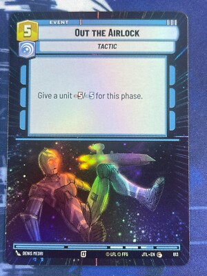 Star Wars Unlimited - Out the Airlock Hyperspace Foil 813 | eBay