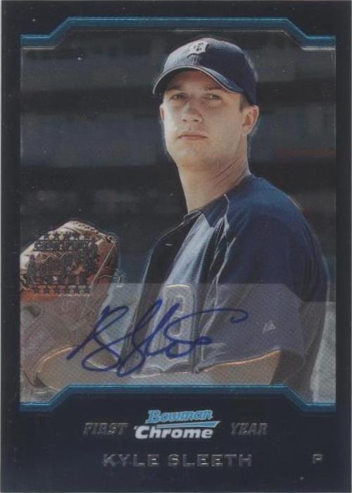 2004 Bowman Chrome - First Year Autograph Kyle Sleeth #333 (AU, RC) for ...