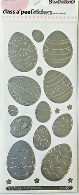 Stampendous Class A-Peel Stickers Easter Eggs. Acid Free | eBay