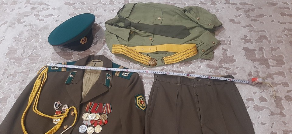 Soviet Vintage Military Uniform Sergeant Armies Border Guard.USSR.RARE ...