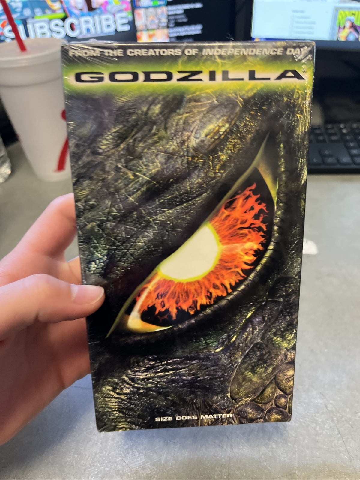 Godzilla (VHS, 1998) Sealed W Watermarks Blue Reels 43396231238 | eBay