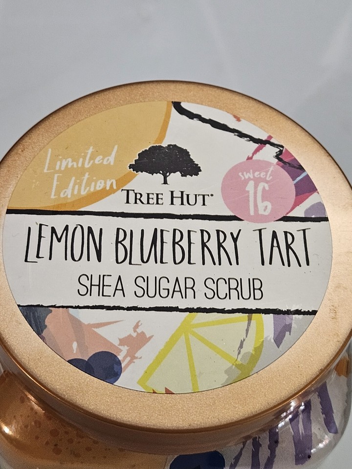 Tree Hut Shea Sugar Scrub Lemon Blueberry Tart Limited Edition 18 NEW ...