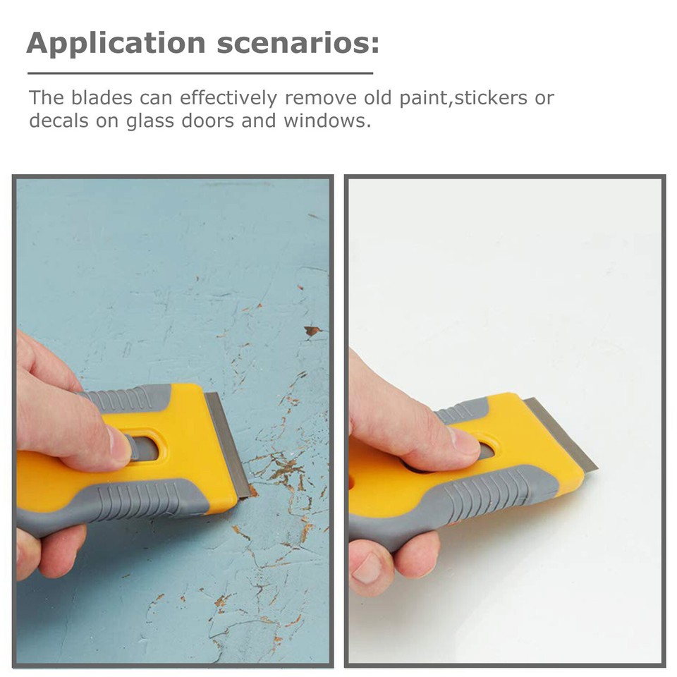 100 PCS Razor Blades Single Edge Extra Sharp Heat Treated Safety Knife ...