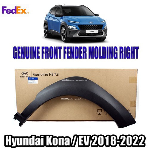 Genuine 87712J9000CA Front Fender Molding RIGHT RH for Hyundai Kona ...