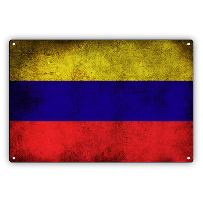 Colombia Country in South America Colombia Country Flag Vintage Look ...