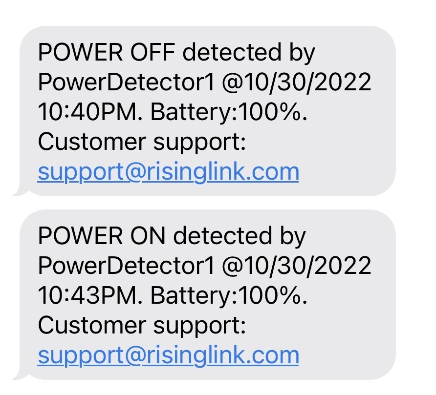 WiFi Power Outage Alarm Detector, Alert Monitor, Text Email, No App | eBay