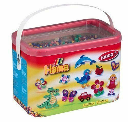 Hama Beads in Bucket - 10000 Pieces for sale online | eBay UK