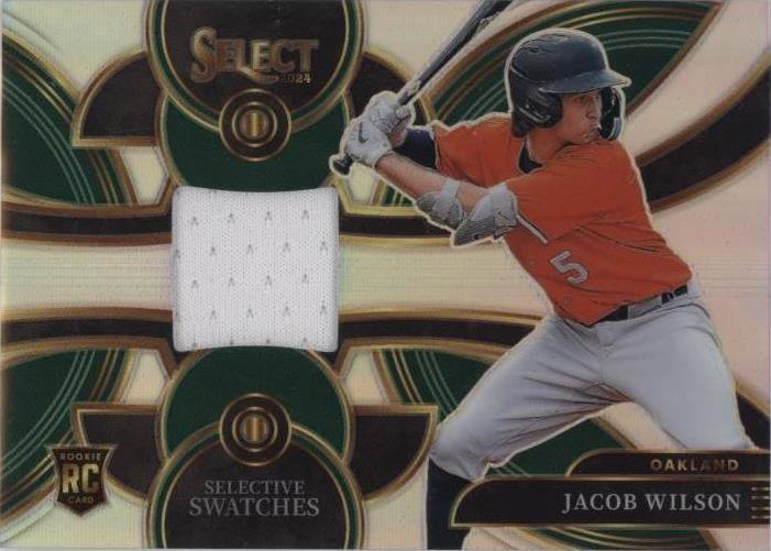 2024 Panini Select - Selective Swatches Jacob Wilson #SS-JW (MEM, RC) for sale online | eBay
