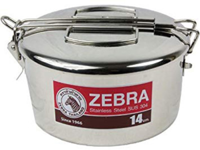 Zebra Camping Pot Stainless Steel Pan Set 14cm Bushcraft Survival Lunch ...