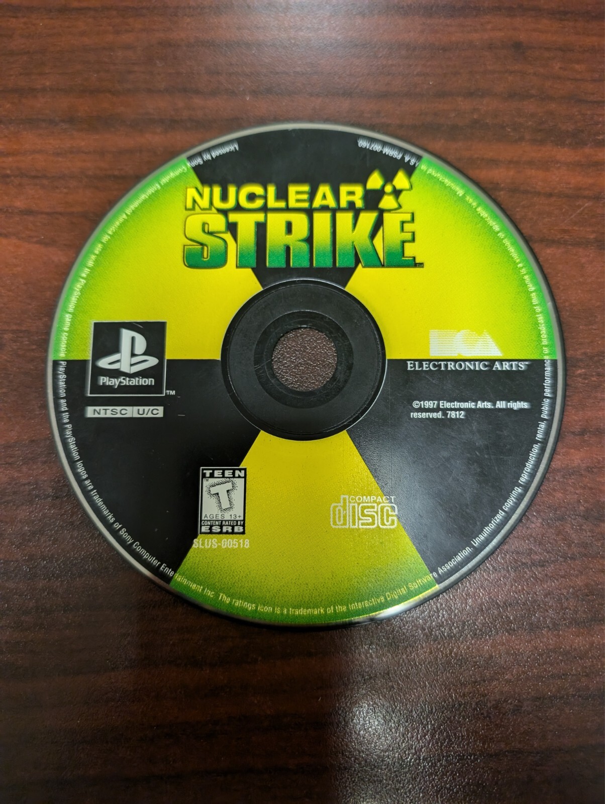 Nuclear Strike (PlayStation 1 PS1, 1997) NO TRACKING - DISC ONLY #A8516 ...