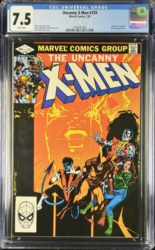 Uncanny X-Men #159 CGC 7.5 - 1982 - Storm as a vampire. Dracula ...