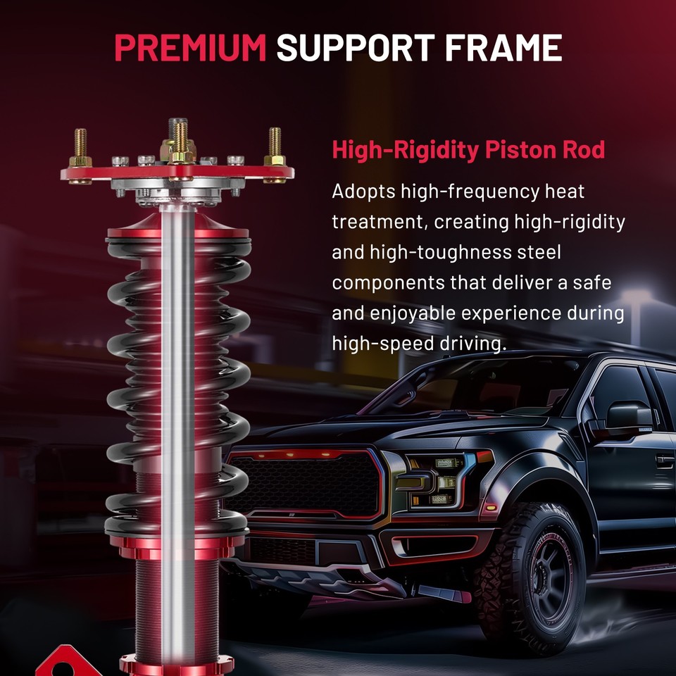 Set 4 Front+Rear Full Coilover Struts For 2003-2008 Toyota Corolla ...