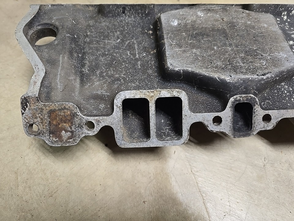 Offenhauser 1956-1961 Chevy Tri-Power 3x2 Intake Manifold Chevrolet SBC ...