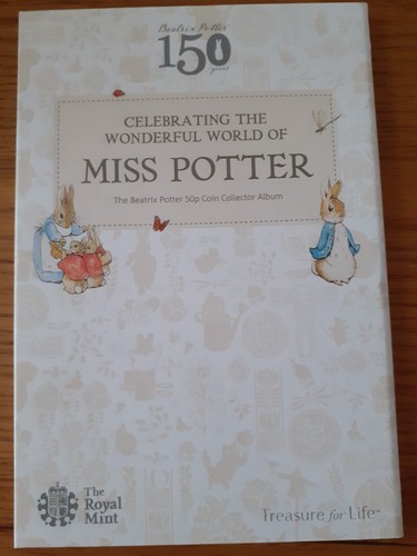 Beatrix Potter 50p Coin Collection. Celebrating World Of Miss Potter ...