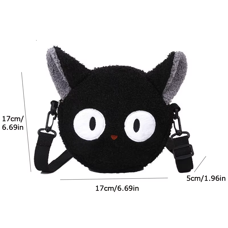 Jiji Cat Bag Kiki Delivery Service Plush Shoulder Bag Black Studio ...