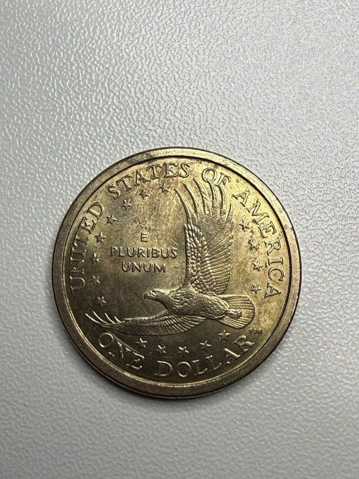 2000-D Sacagawea One Dollar US Liberty Gold Tint Coin | eBay