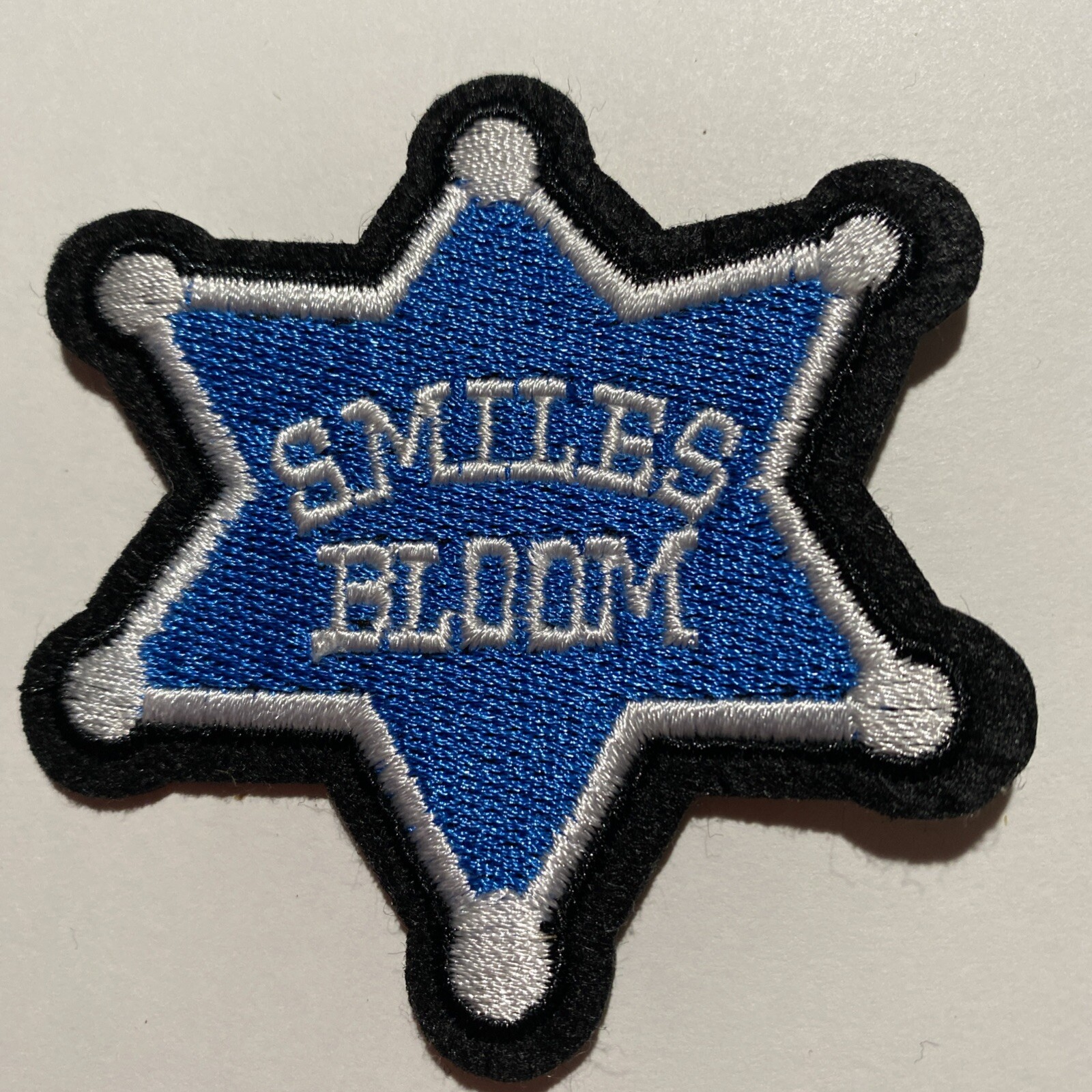 Smiles Bloom Sheriff Badge Embroidered sew/Iron on Patch 2.75"x2.75" | eBay