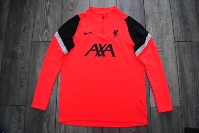 MENS LARGE LIVERPOOL TRACK TOP JACKET TRAINING 2020 21 NIKE ORANGE ...