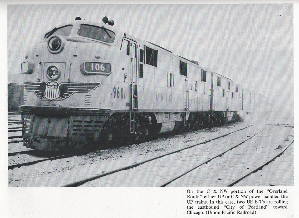 CHICAGO and NORTH WESTERN RAILROAD POWER STEAM TO DIESEL RDC CNW 1900 ...
