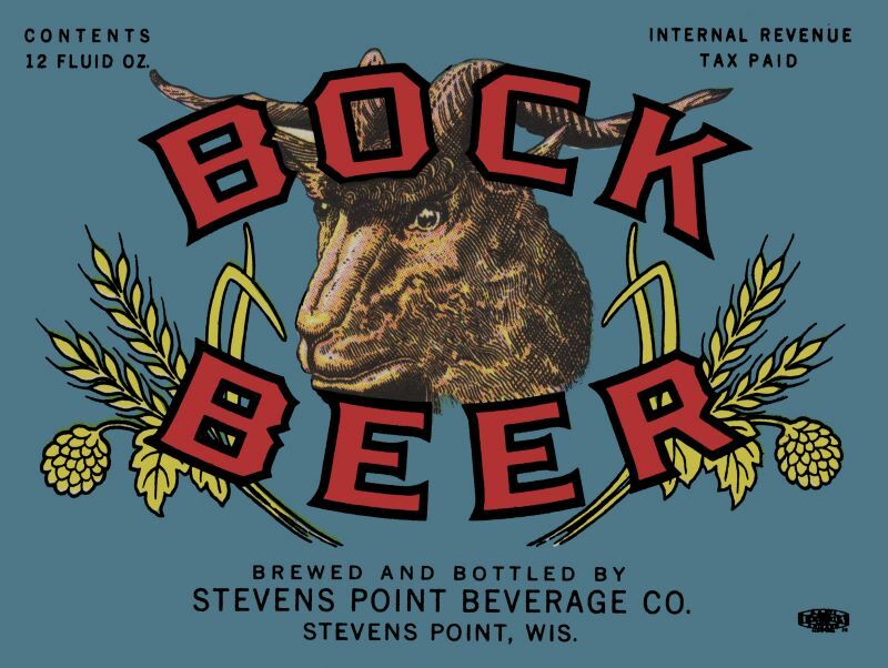 Stevens Point Bock Beer- Wisconsin NEW Metal Sign 24"x30" USA STEEL XL ...