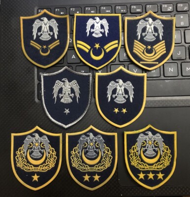 TURKISH AIR FORCE OFFICER JACKET RANK WING PATCH | eBay