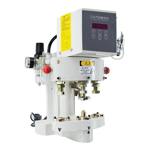 Pneumatic Three-head Buckle Machine Counting with Delay Function Safety ...