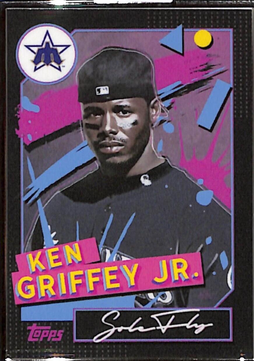 2021 Topps Project 70 - 1987 Topps Baseball Ken Griffey Jr #517 Artist ...
