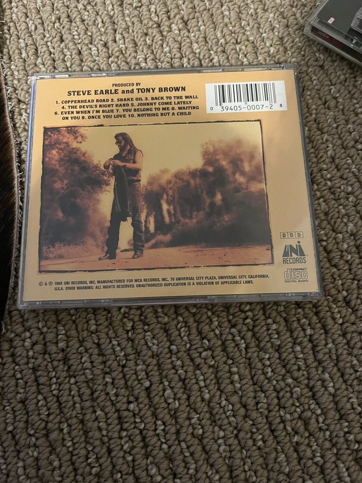 Earle, Steve : Copperhead Road CD Free Shipping 39405000728 | eBay