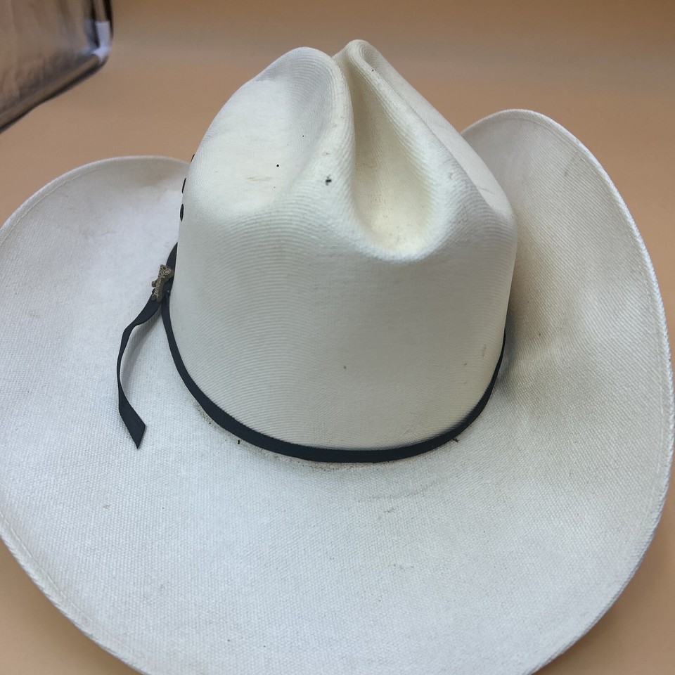 COLLECTIBLE ROCKMOUNT RANCH WEAR COWBOY WESTERN HAT SIZE Large White | eBay