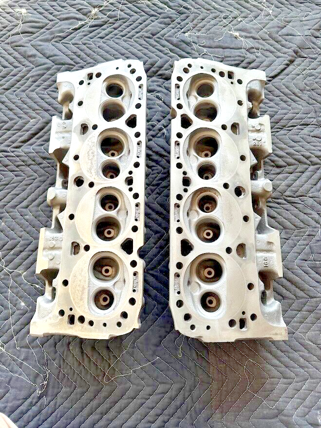 Chevrolet SBC 68 69 Corvette OEM 327 350 Camel Hump 291 Cylinder Heads ...
