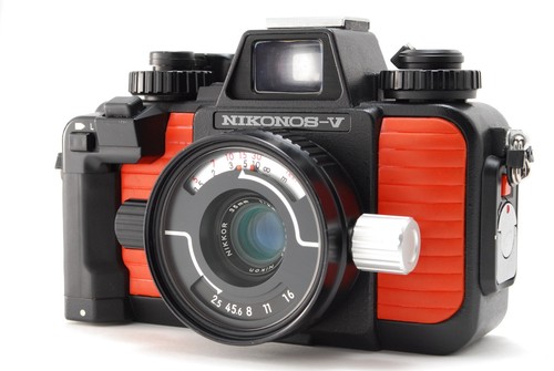 【N MINT】Nikon Nikonos V Orange Underwater Film Camera 35mm f/2.5 Lens ...