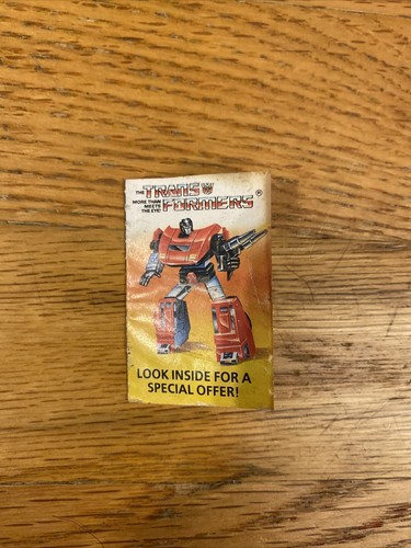 RARE Vintage 1985 Transformers G1 Original Omnibots Mail In Special ...