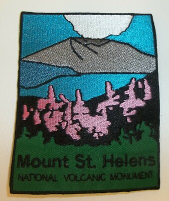 Mount St. Helens National Volcanic Monument Embroidered Patch | eBay