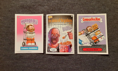 garbage pail kids THE HORROR-IBLE silence of the lambs cereal killers ...