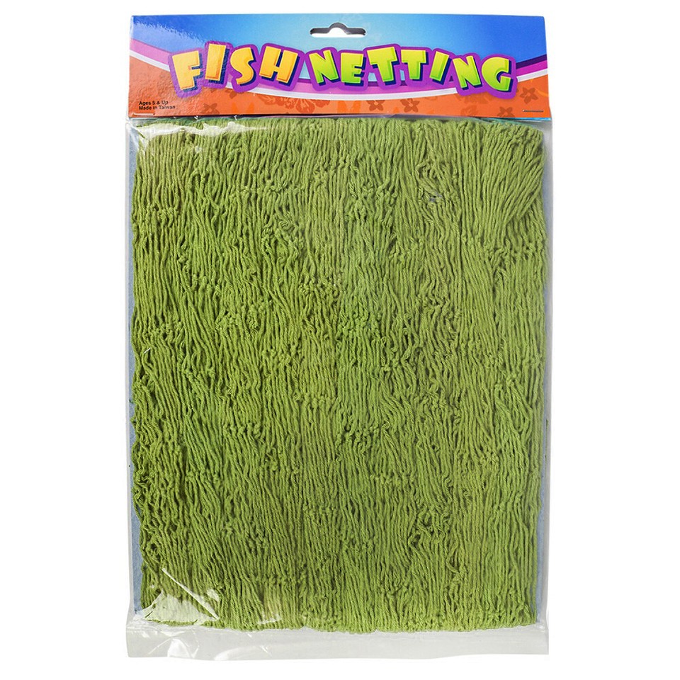 Colorful Cotton Fish Nets (6 Ft x 15 Ft) Nautical Pirate Hawaiian Luau ...