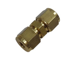 6mm Compression Straight Coupler | Brass Plumbing Fitting For Copper ...