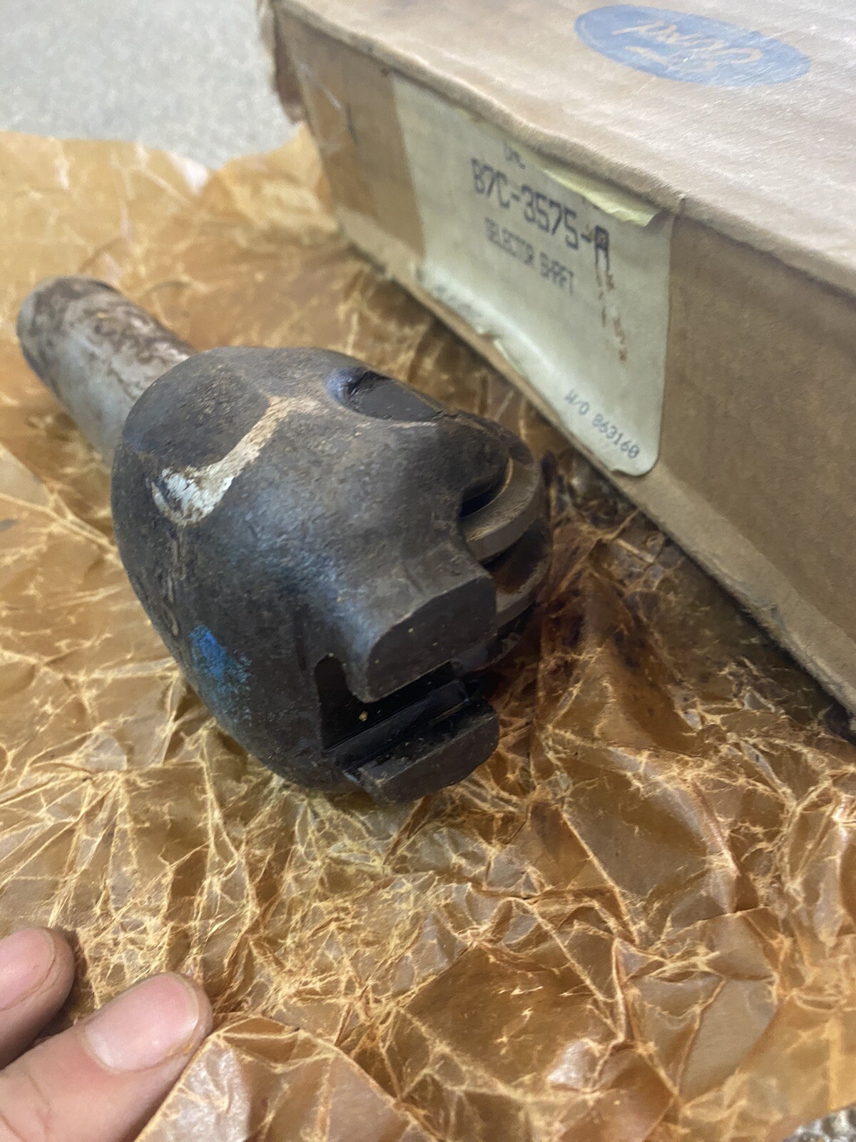 1957 Ford F 100 Steering Sector Shaft Worm Gear B 7 C 3575 a for sale ...