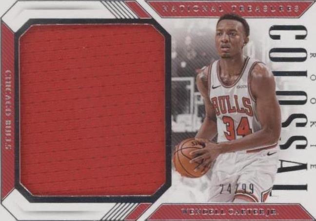 2018-19 Panini National Treasures - Colossal Rookie Materials Wendell ...