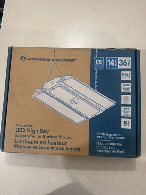 Compact Pro LED High Bay Lithonia Lighting CPHB 15LM MVOLT 40K - White ...