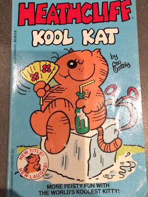HEATHCLIFF CARTOON BOOK KOOL KAT 1986 BY GEORGE GATELY | eBay