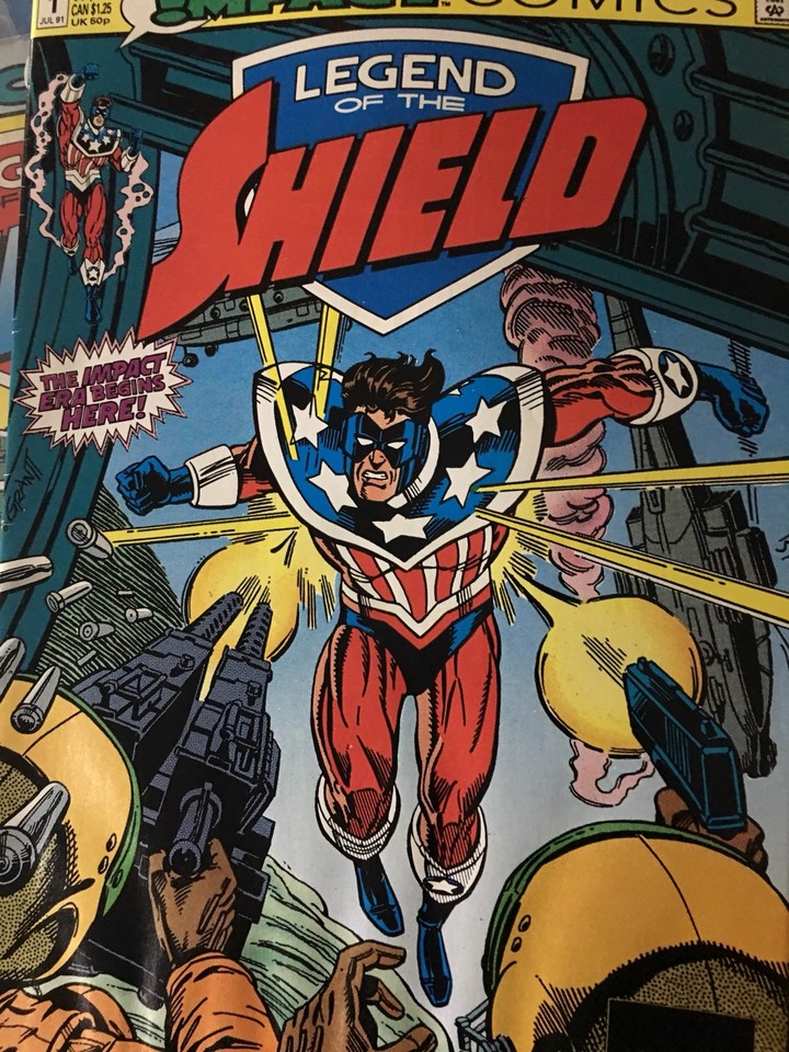 Legend Of The Shield, Impact Comics, 1991 Issues 1-4 | eBay