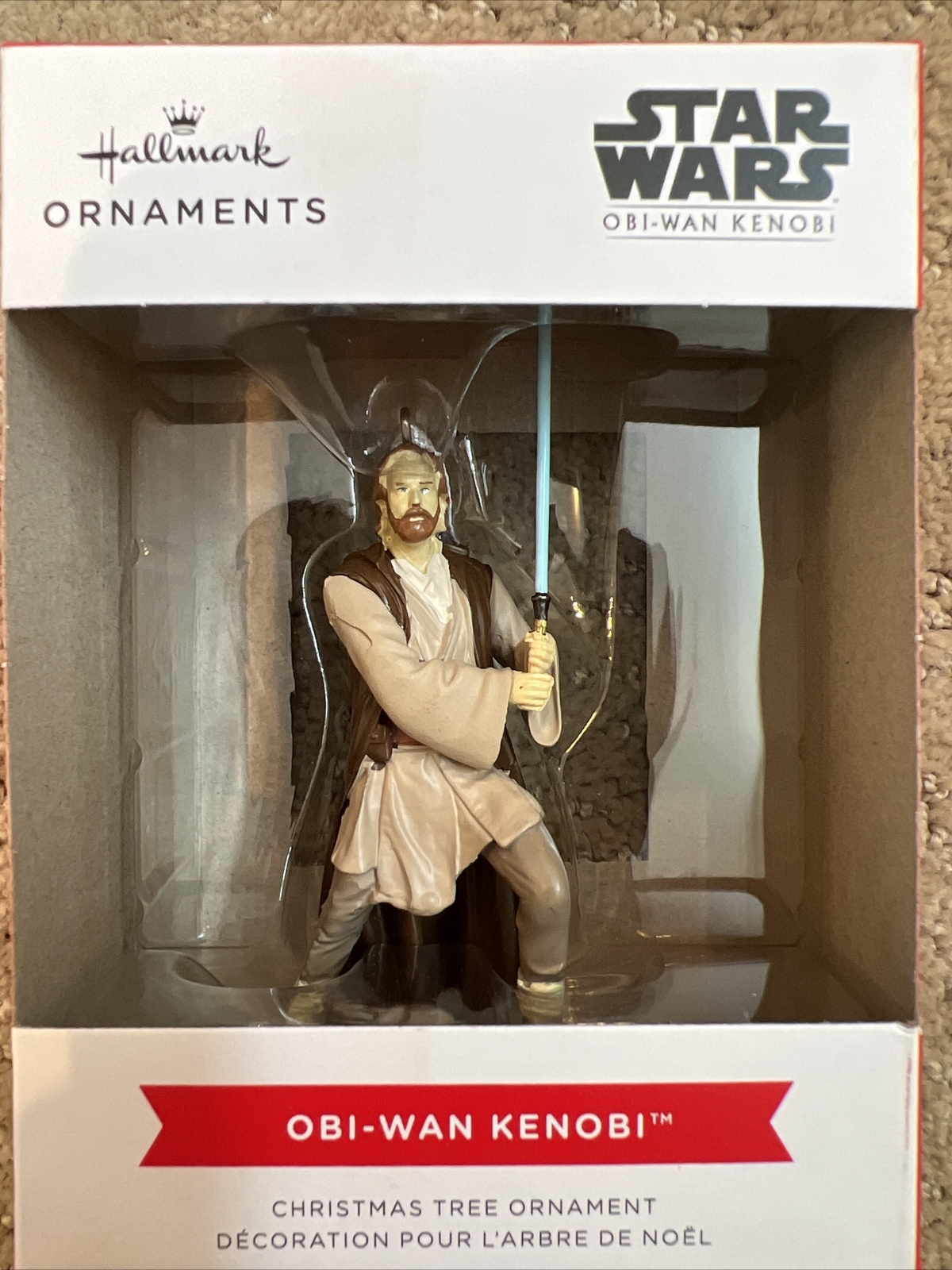 Hallmark Christmas Tree Ornament Obi-Wan Kenobi Holiday Decoration ...