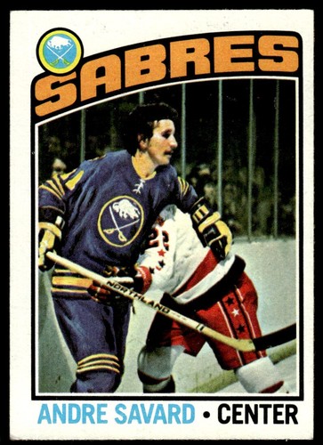 1976-77 Topps Hockey Card Andre Savard Buffalo Sabres #43 | eBay