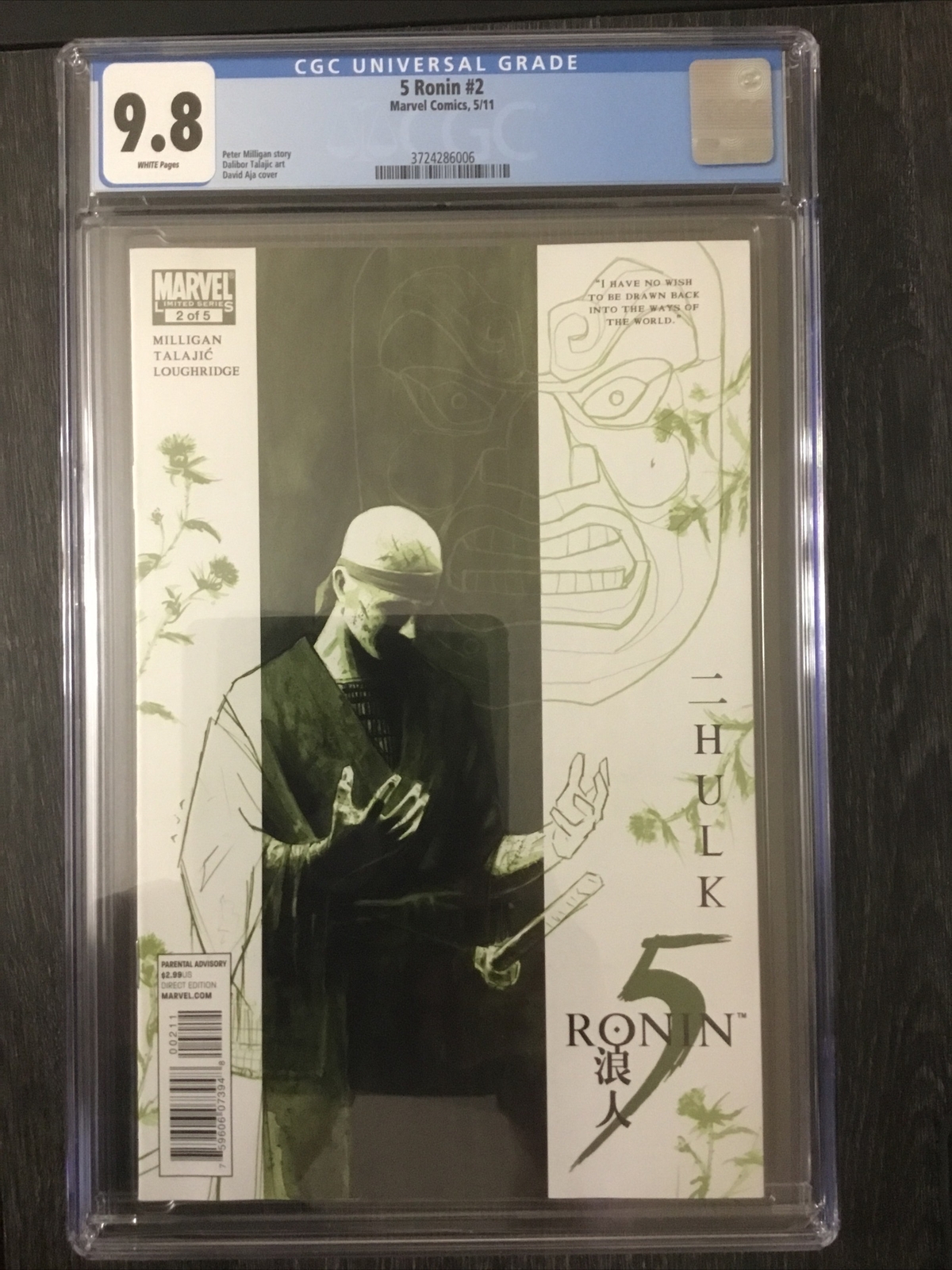 5 Ronin #2 Hulk Banner Aji Variant Rare Marvel | eBay