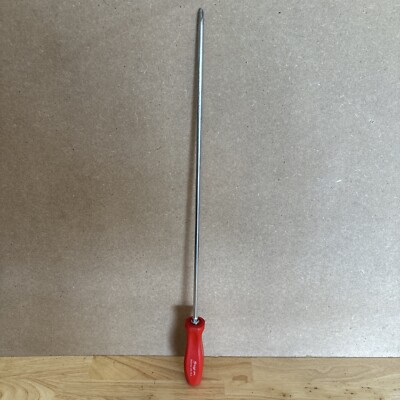 Snap On Tools No. 2 Phillips Head Screwdriver Red Hard Handle SDDP162 ...