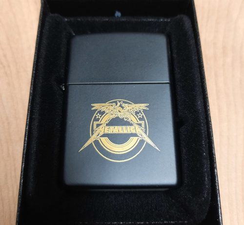 Metallica - Vulturus Logo Engraved Zippo Lighter NEW with Original Box ...